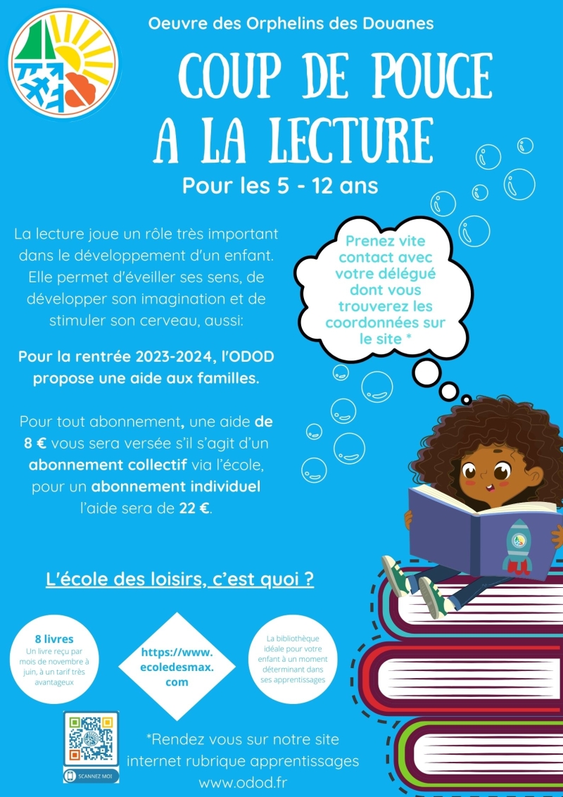 Coup de Pouce à la lecture | Odod